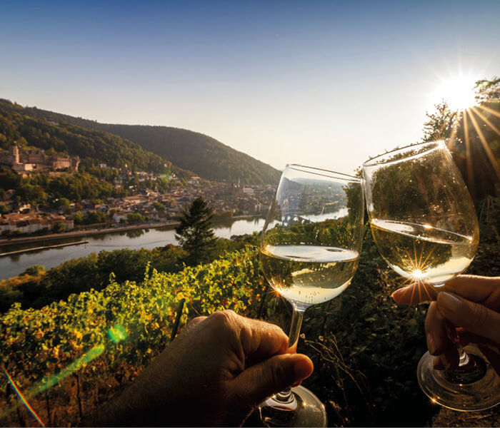 Das Weindorf in der Heidelberger Altstadt - Delta im Quadrat ...